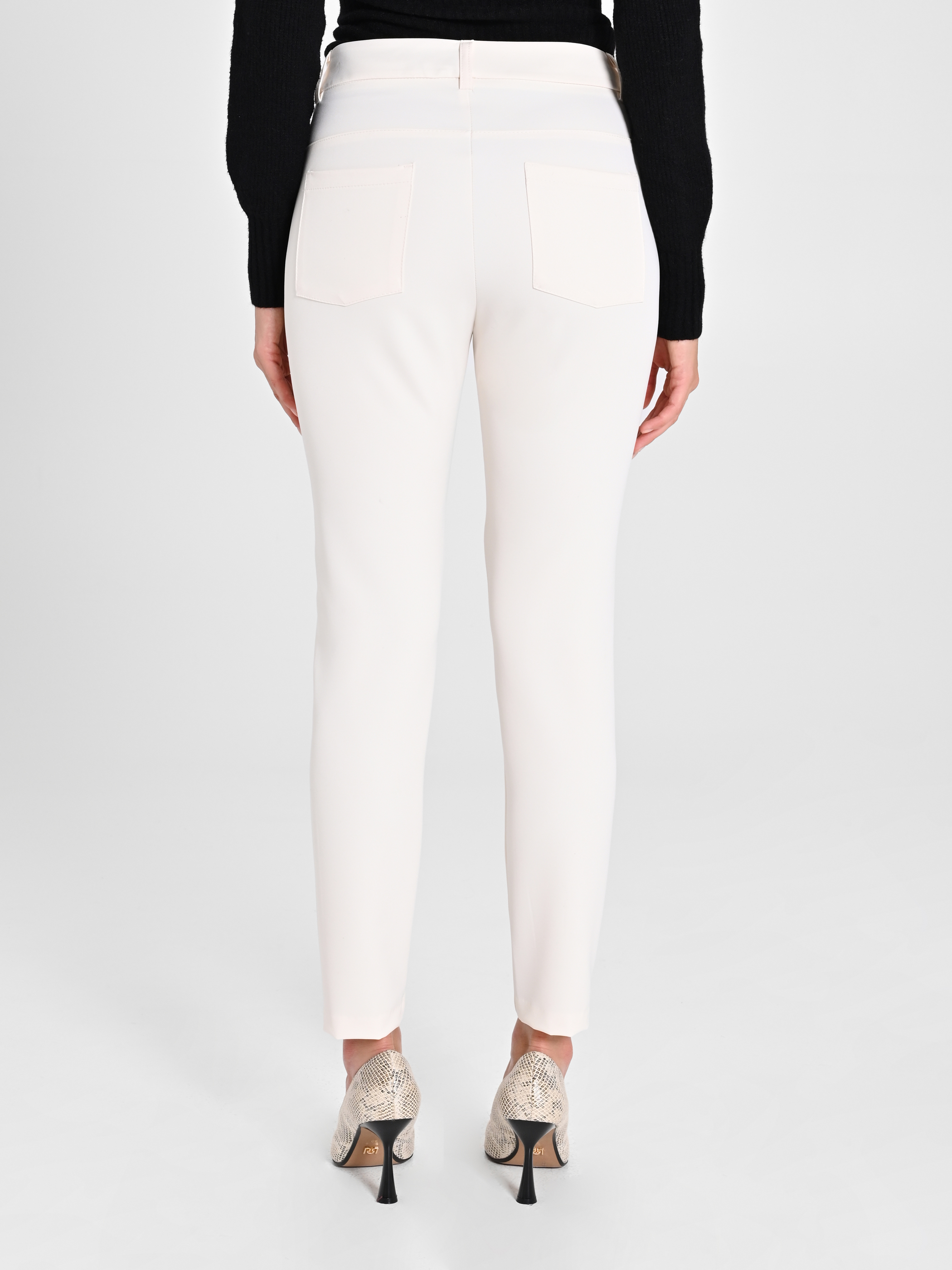 White skinny trousers womens store